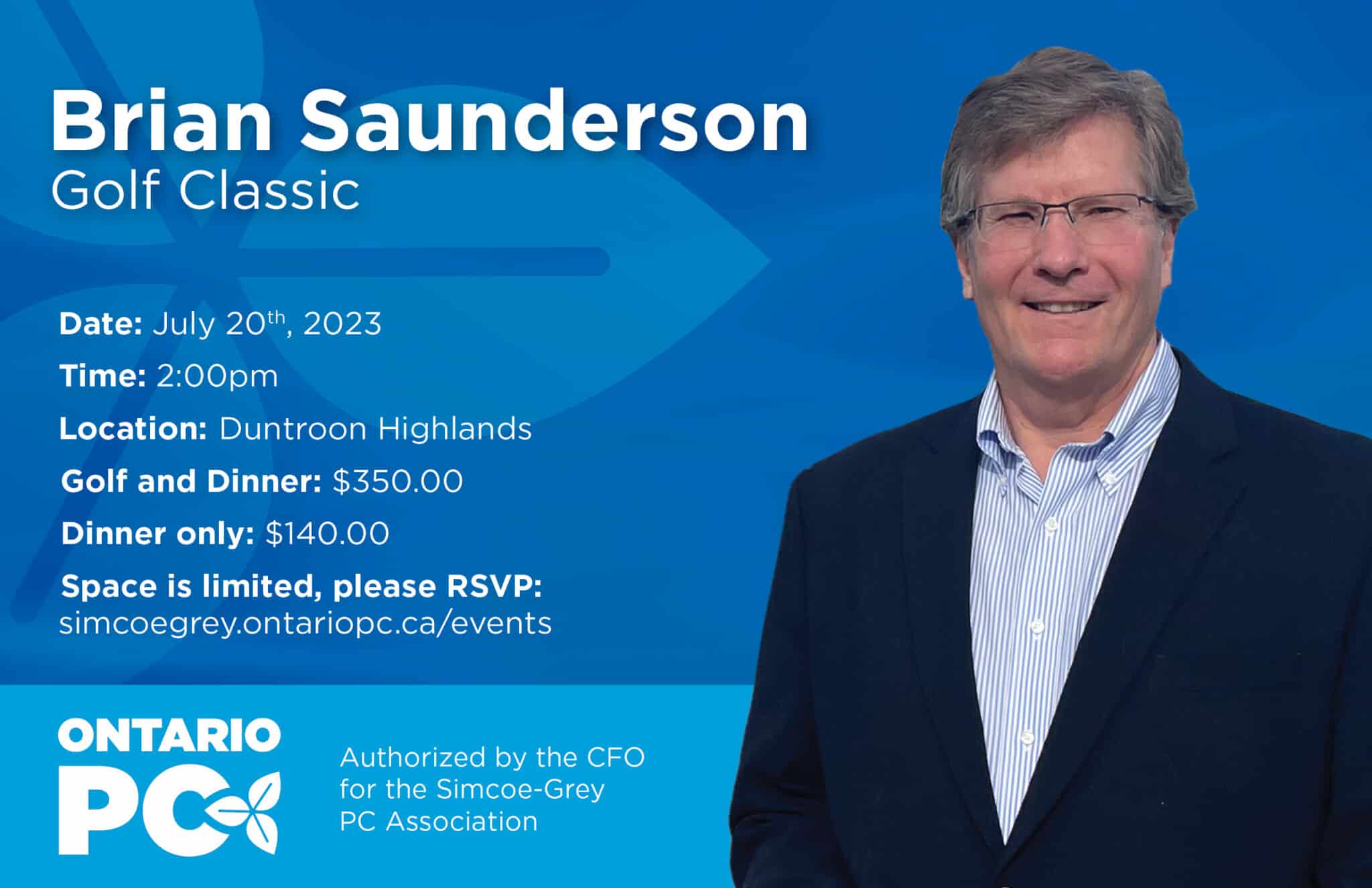 Brian Saunderson Golf Classic - Duntroon Highlands Resort